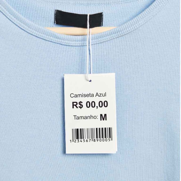Etiquetas Tag para Vestuário - ThermoFlexo